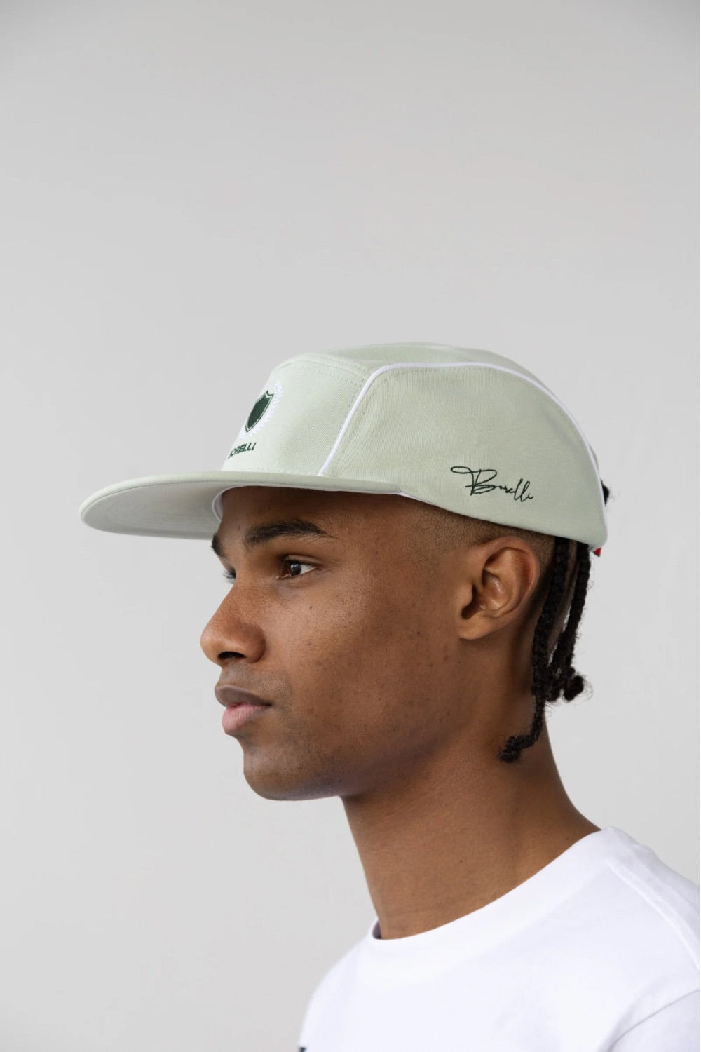 The Gino 5-Panel Cap - Mint Green – Borelli Official